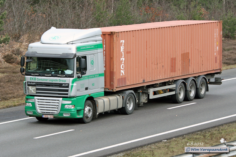EKB Container Logistik GmbH & Co KG - Bremen (D) - Transportfotos.nl