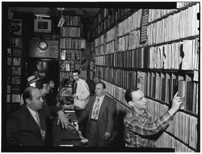 Post Pictures of Music Departments/Inside Record Stores during Vinyl ...